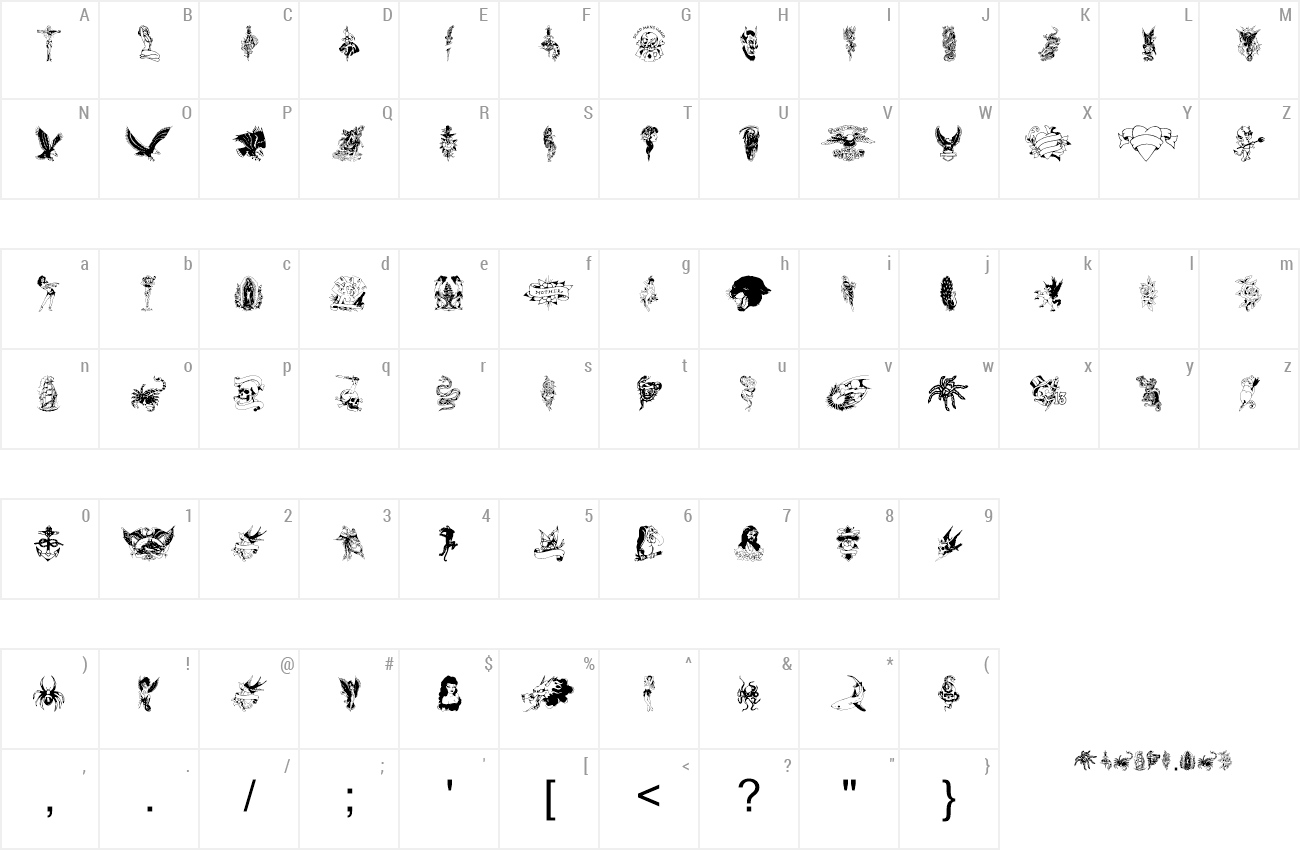 Tattoo Parlour Font