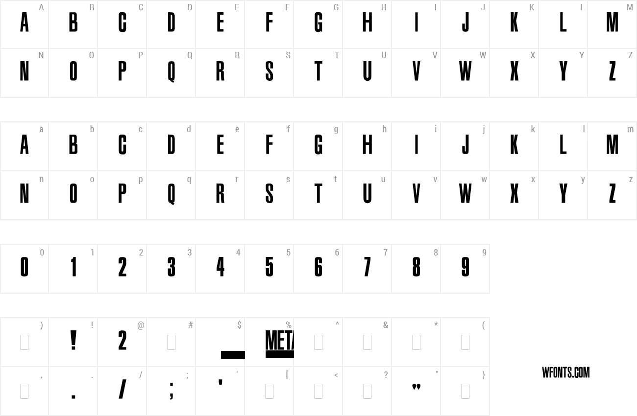 Metal Gear Solid 2 Font