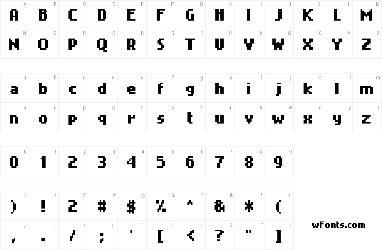 Nokia Cellphone FC Font