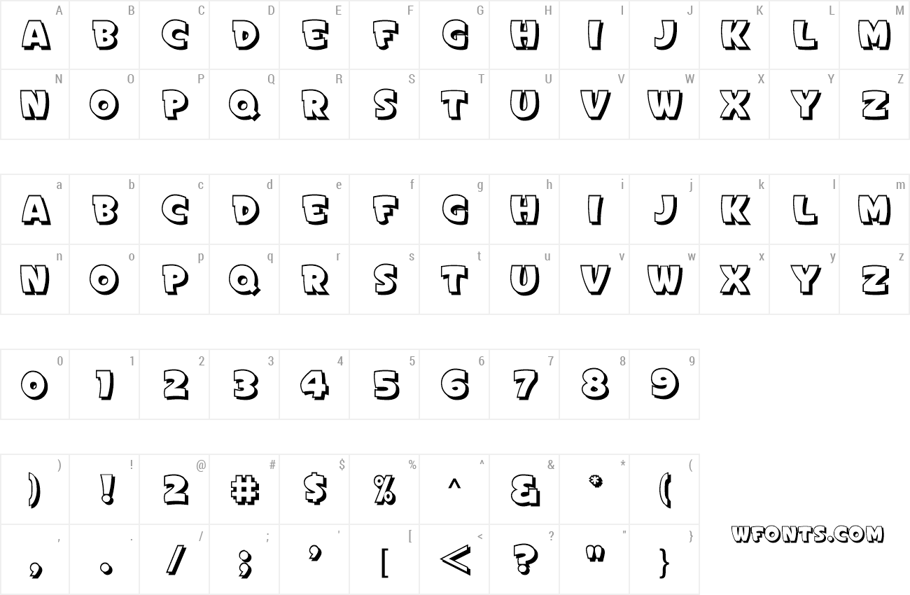 Sign Painter's Gothic Shaded JL Font