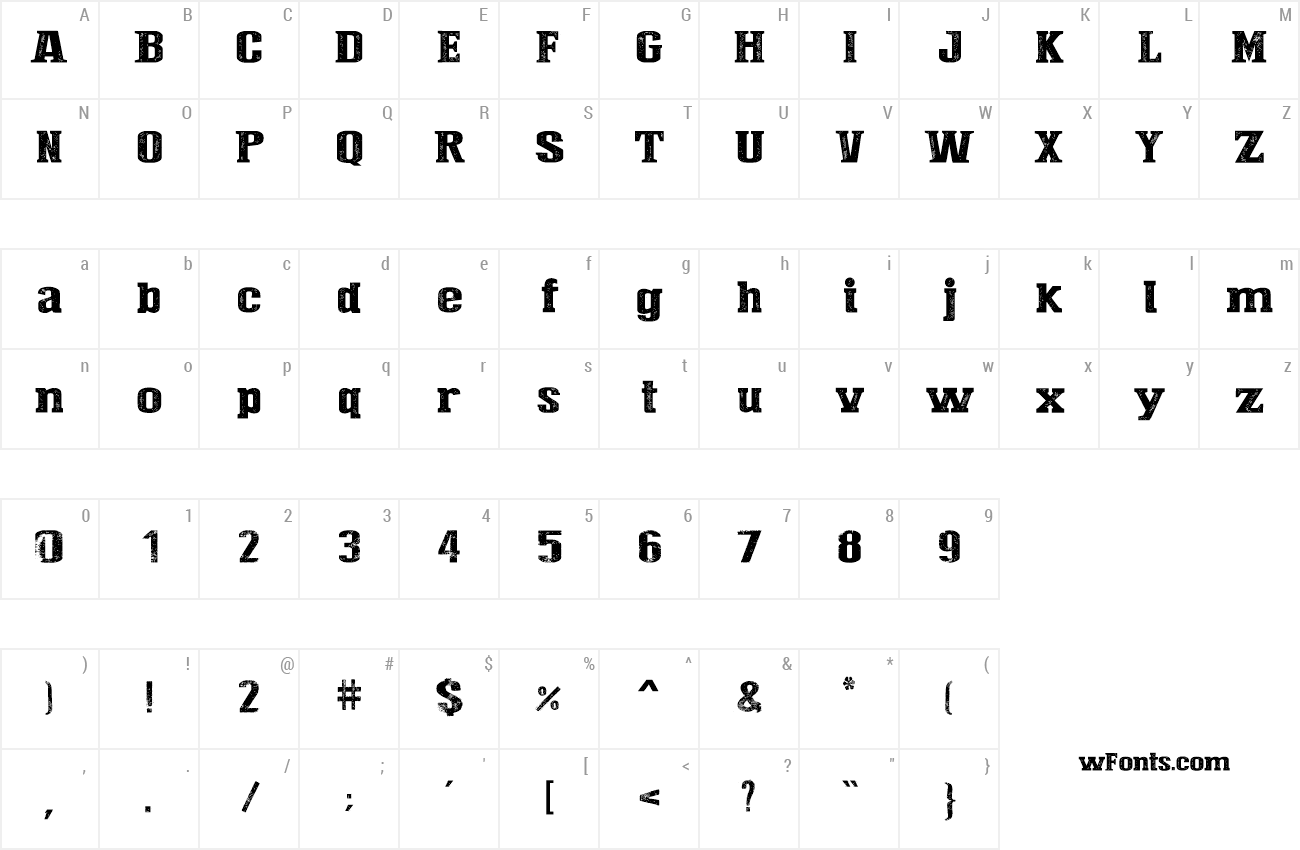 Press Style Large Font