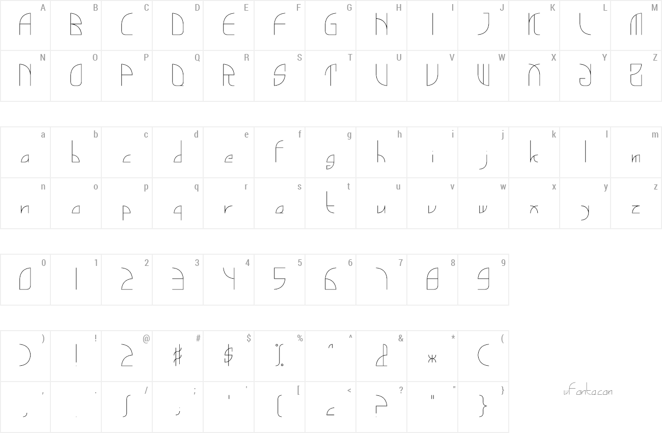 GinkgoCut Font