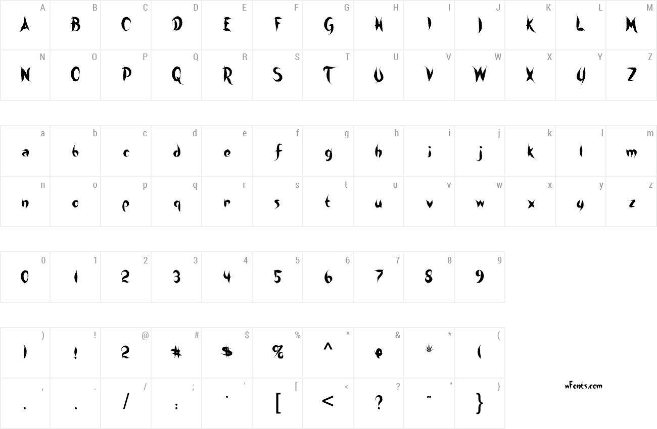 SweetLeaf Font