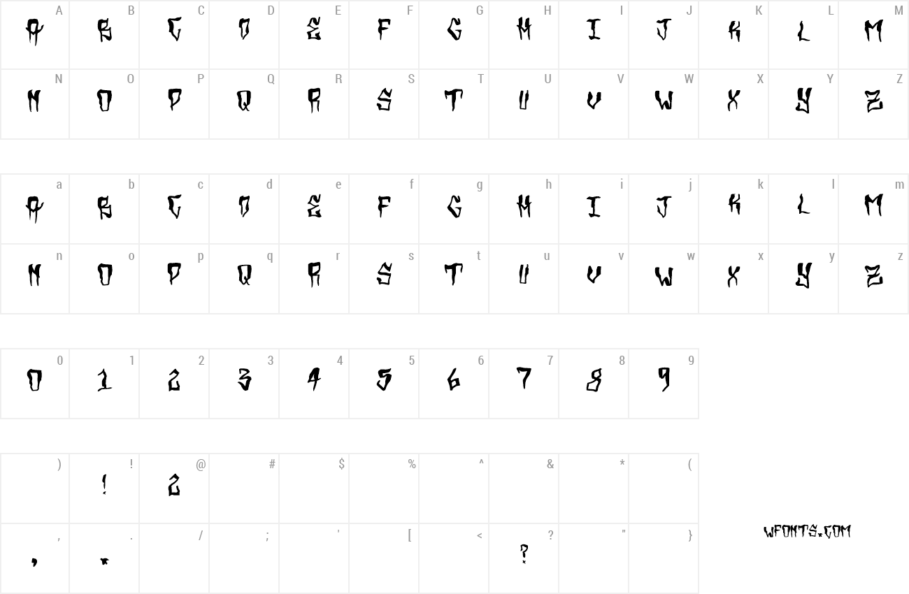 Grimey Font