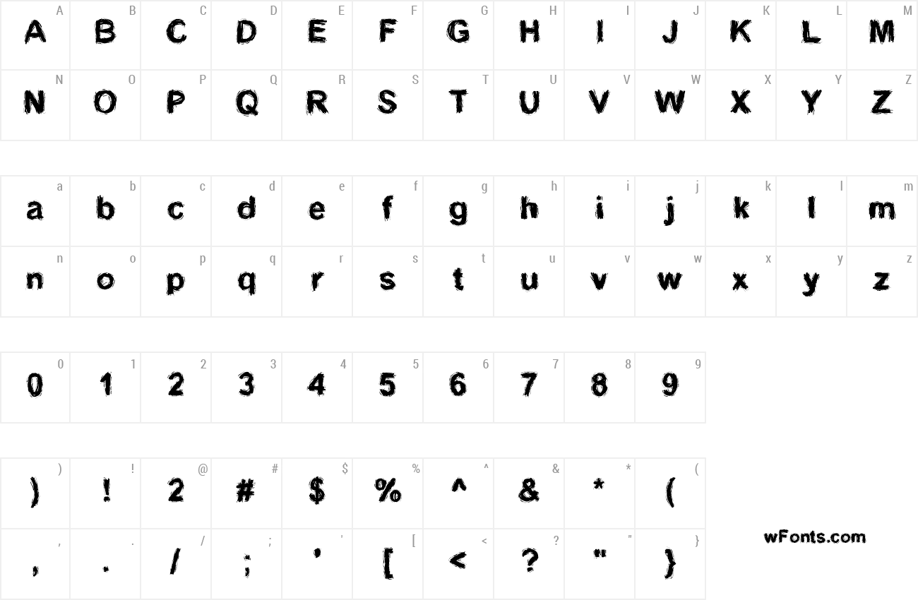 SplinterWood Font