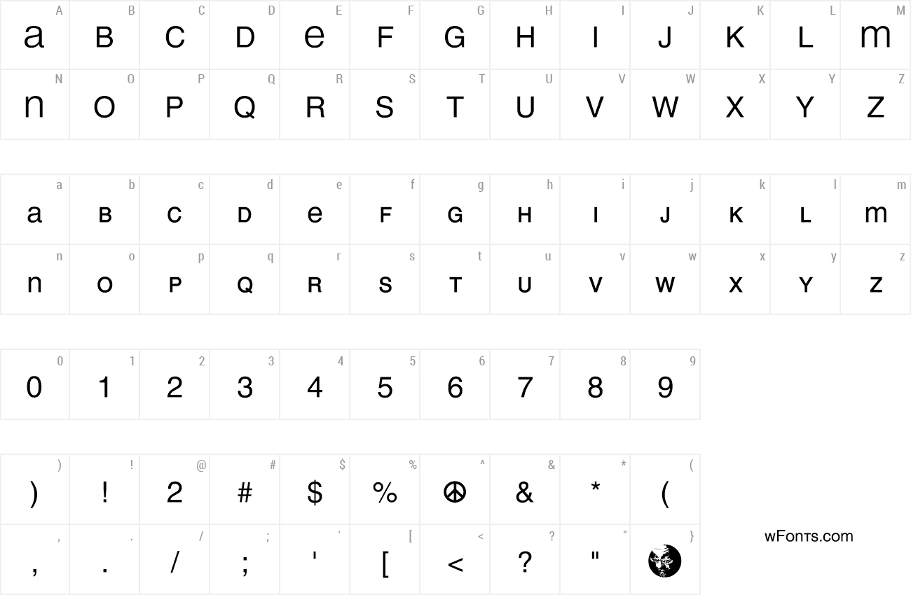 MEAN 26 Sans Font