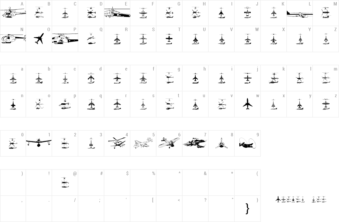 Aircraft2 Font