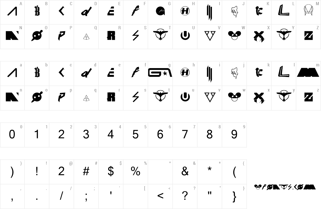 Wub Machine Font