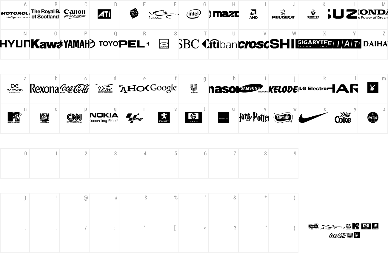 Logos tfb Font