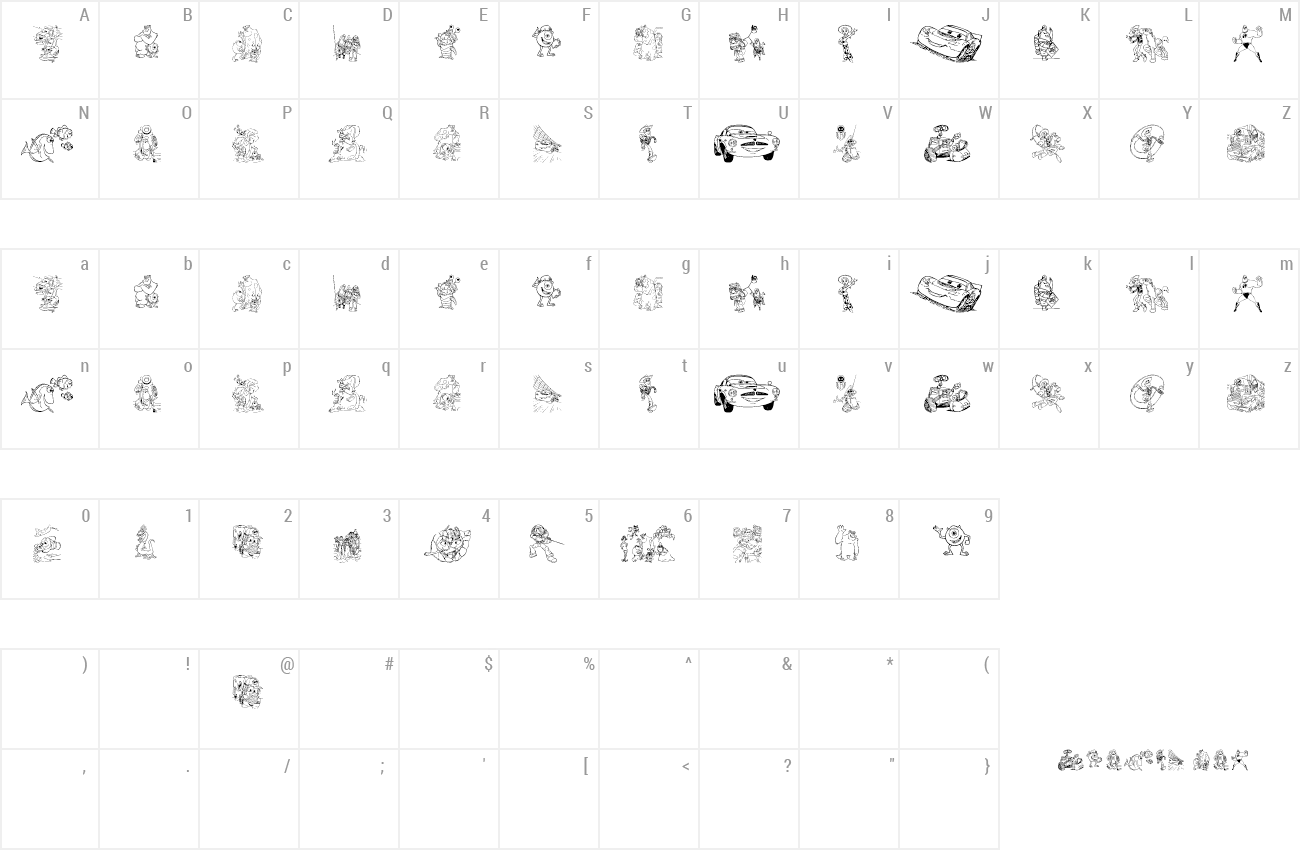 Pixar 1 Font