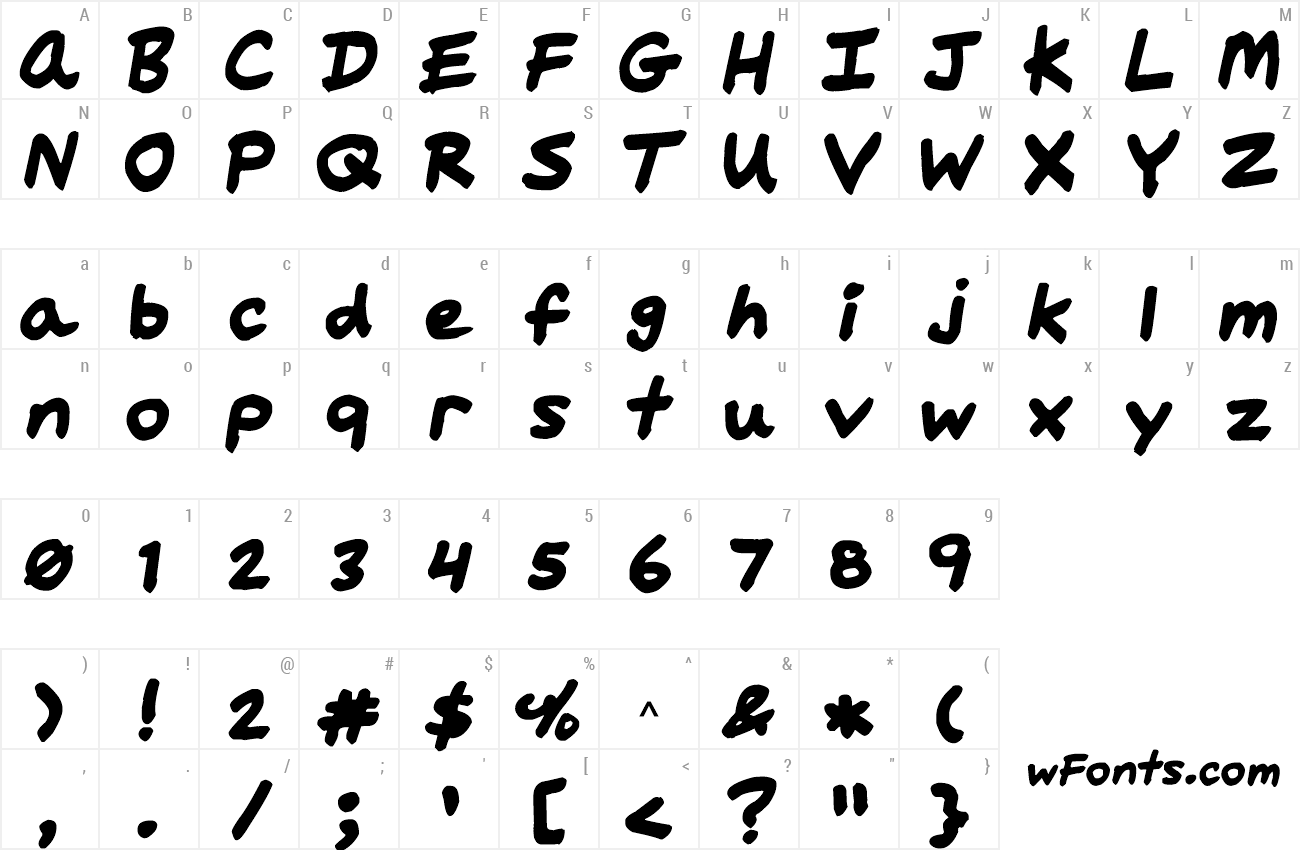 Big Fat Marker Font