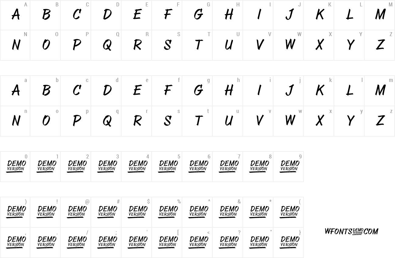ABOVEA DEMO VERSION Font
