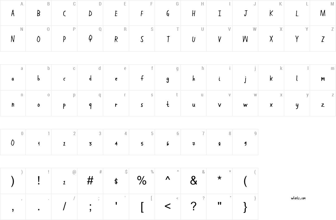 HandWork Font