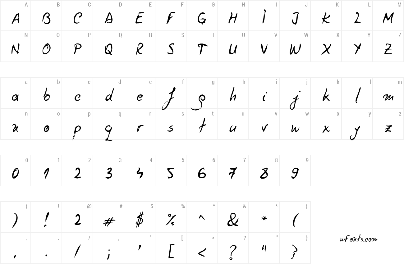 WW Pencil Font