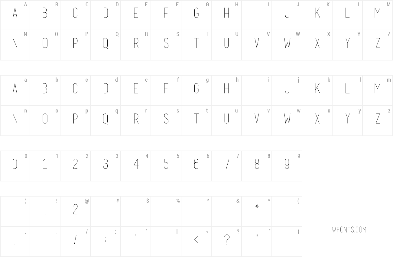 basic title font Font