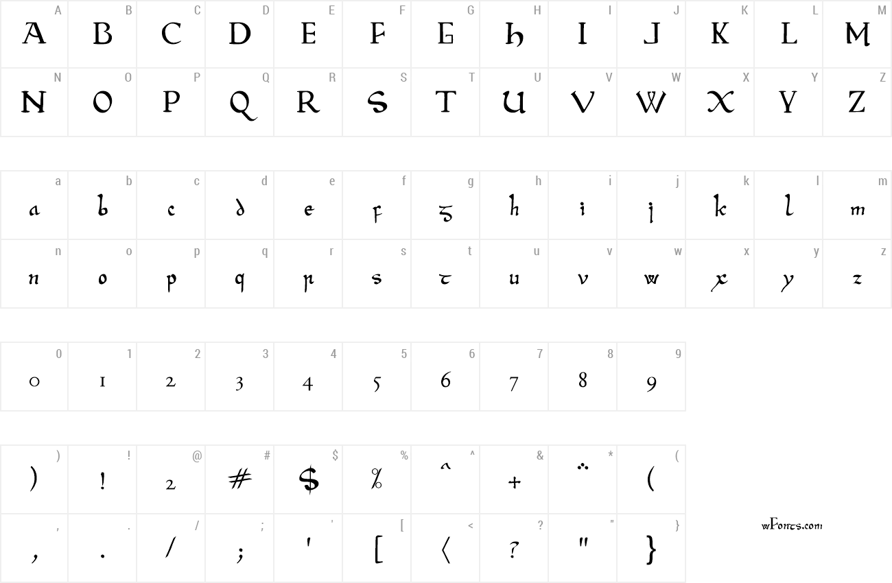 Beowulf Modern Font