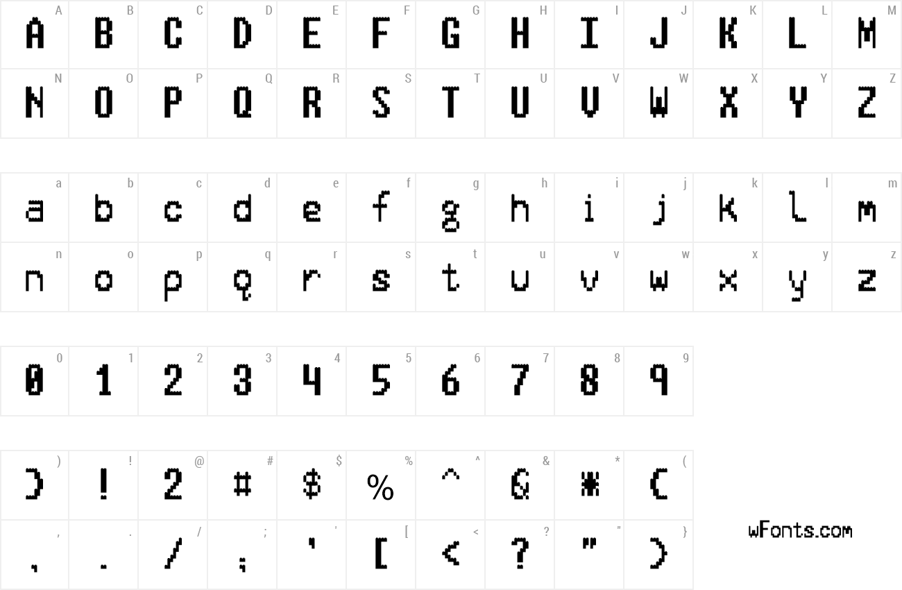 LEGO BRIX Font