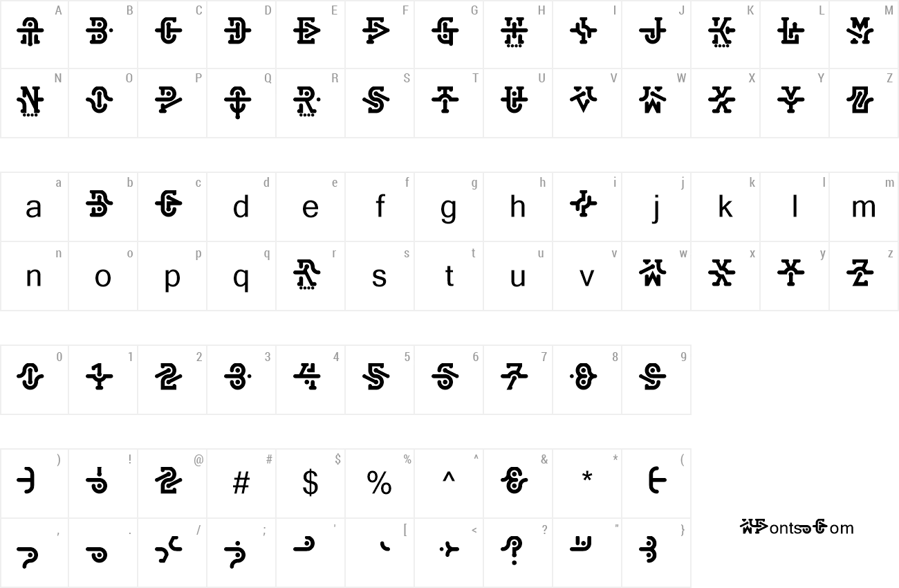 Interlock Font