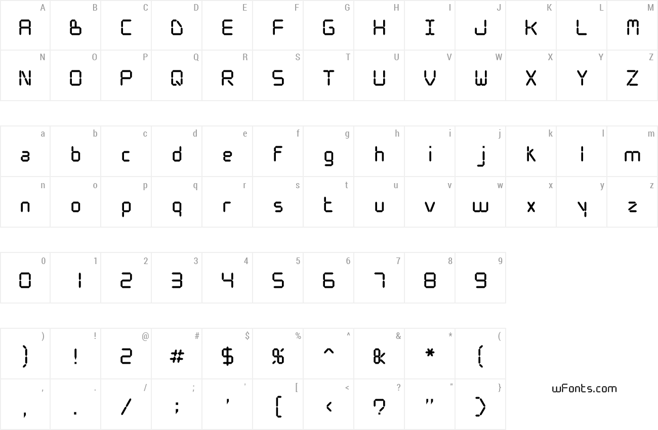 WW Digital Font