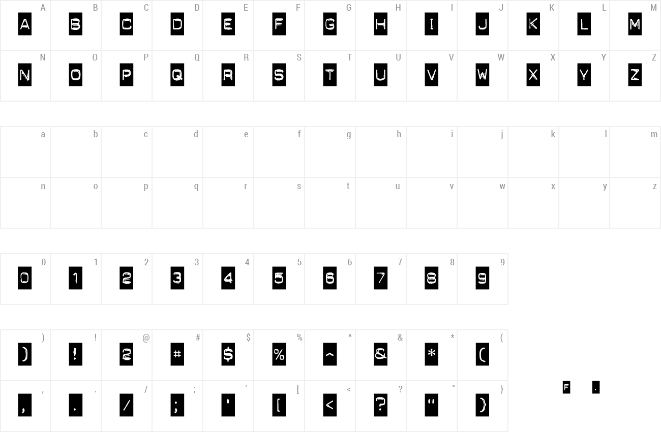 PUNCH LABEL Font
