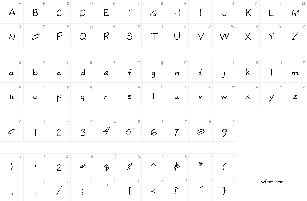 CoreysHand Font