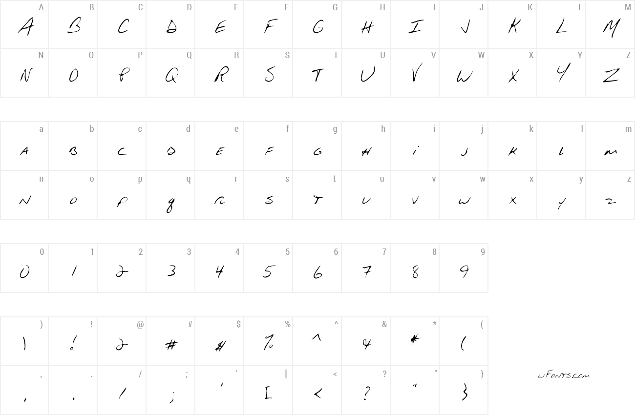 HuntersHand Font