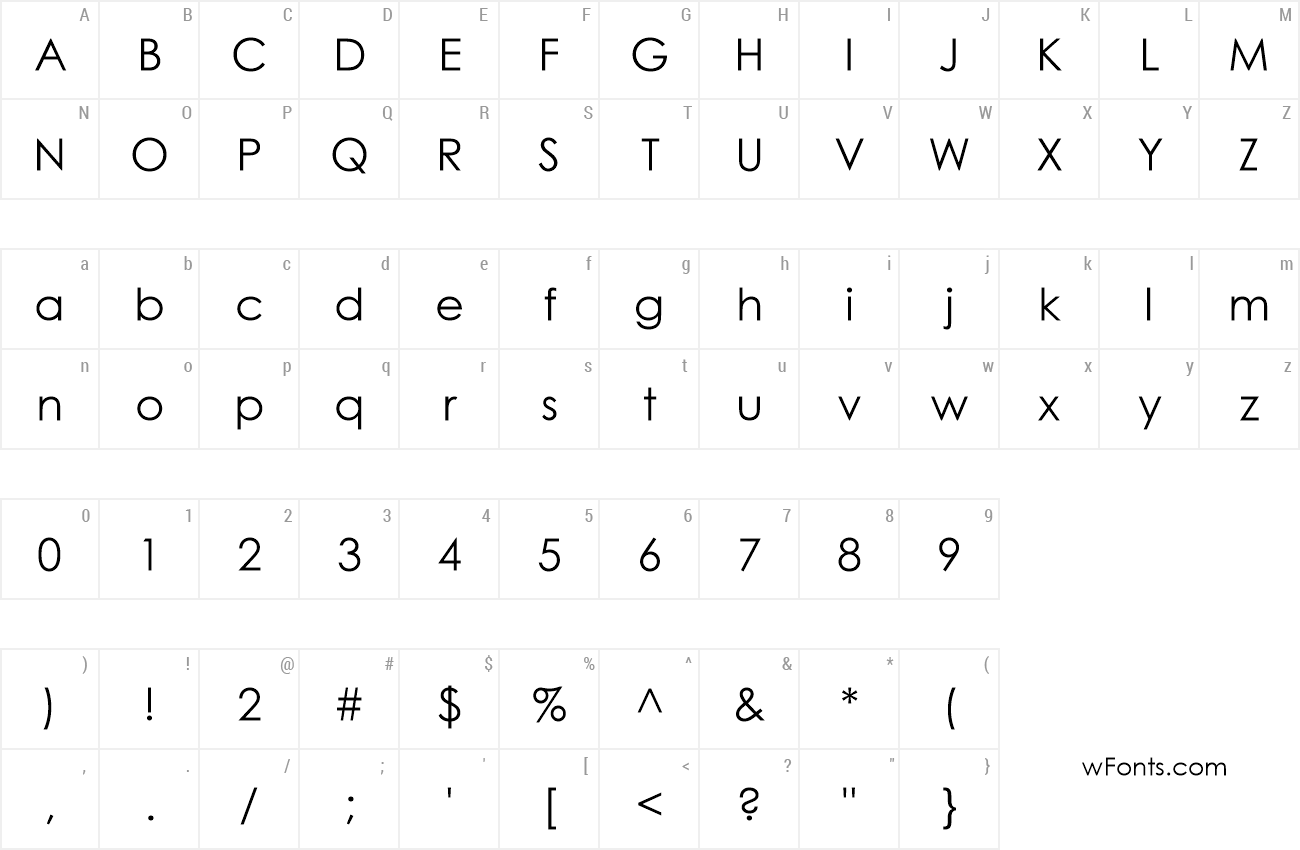 Century Gothic Font