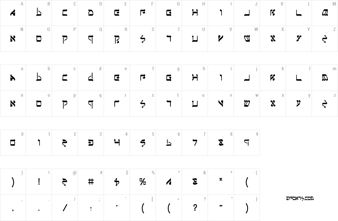 Jerusalem Bold Font