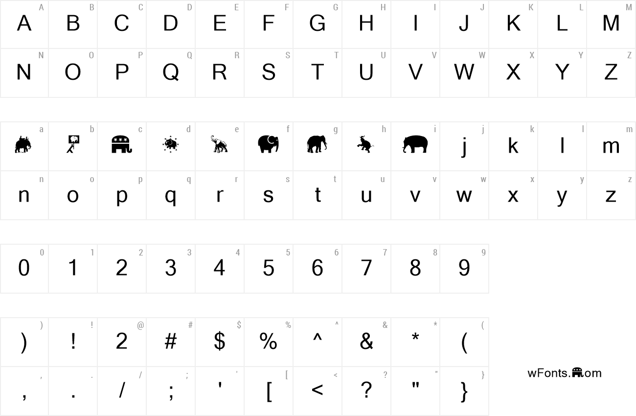 Elefont Font
