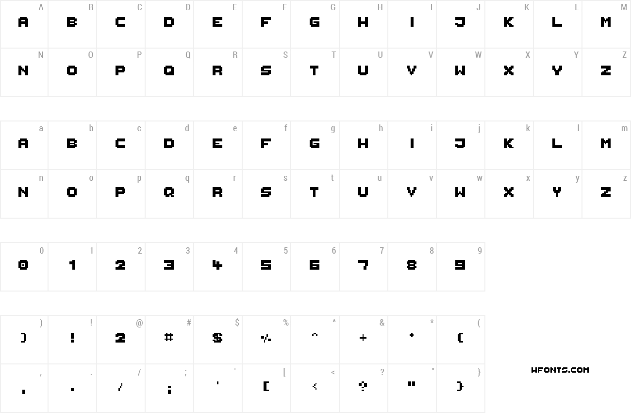 Thaleah Fat Font