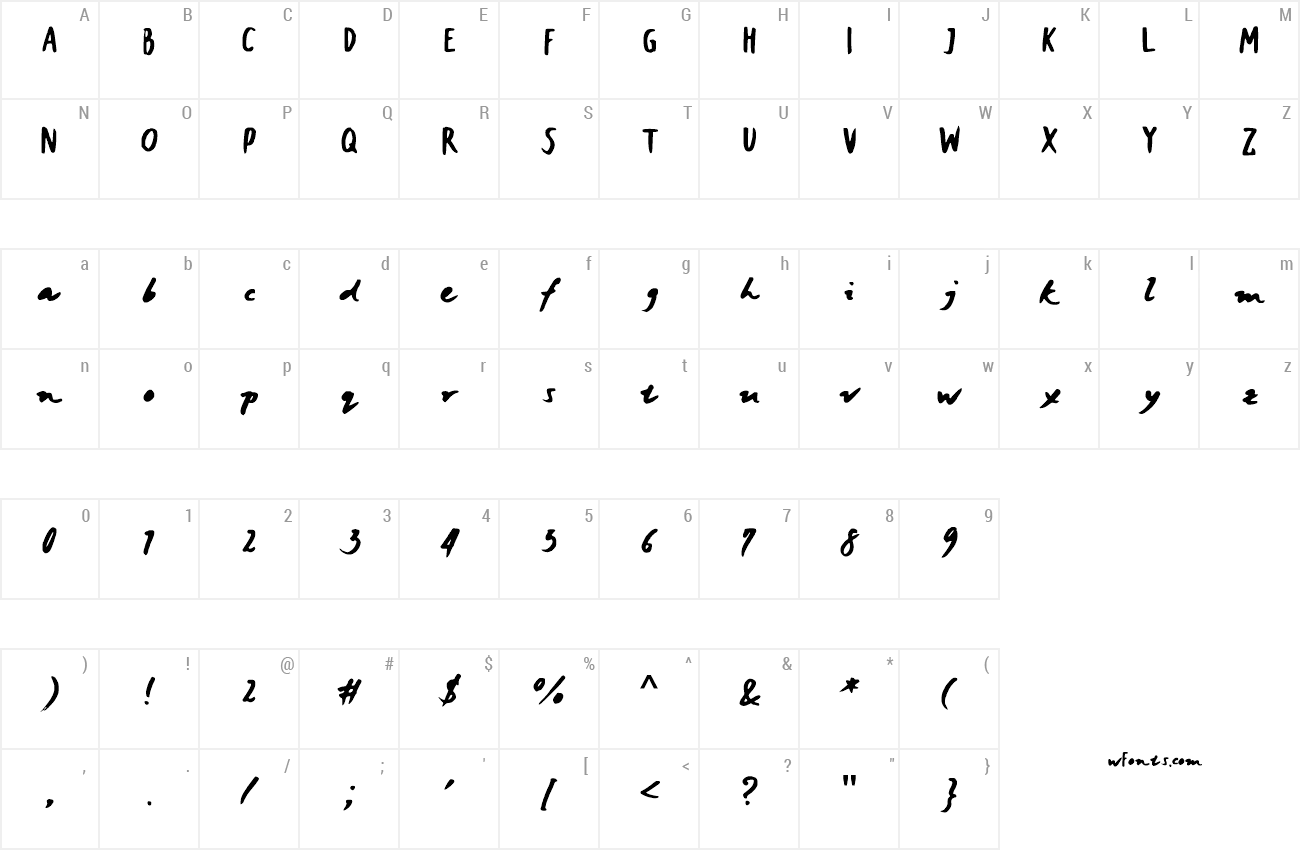 Janice Hand Bold Font