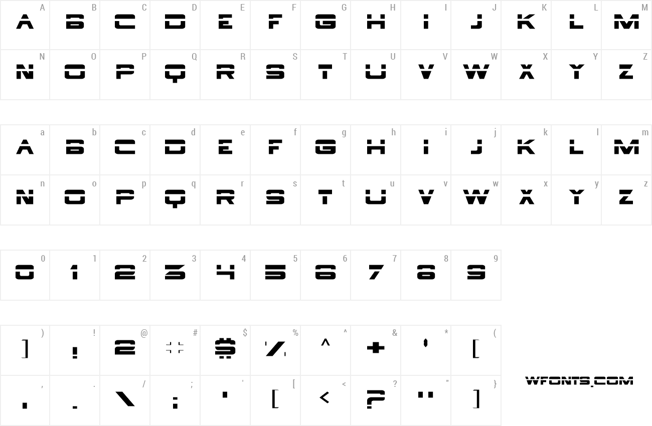 Borg-9 Font