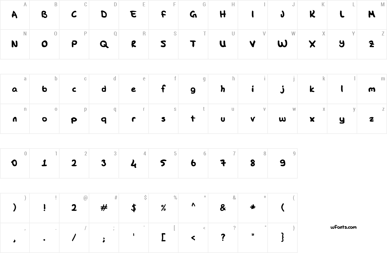 DK Hand Font