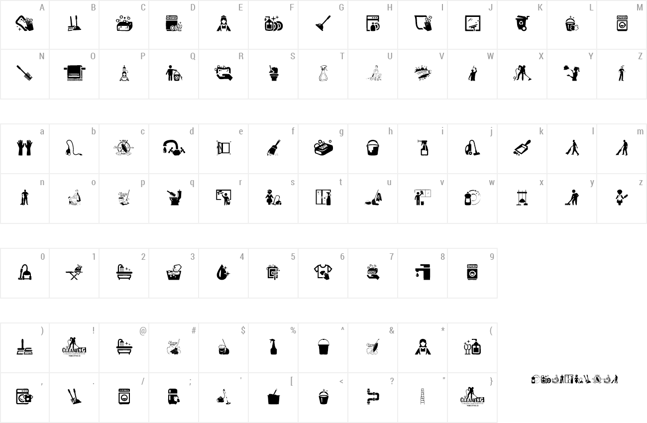 Cleaner Font