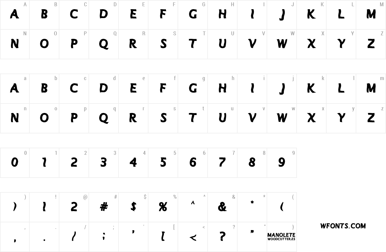MANOLETE Font