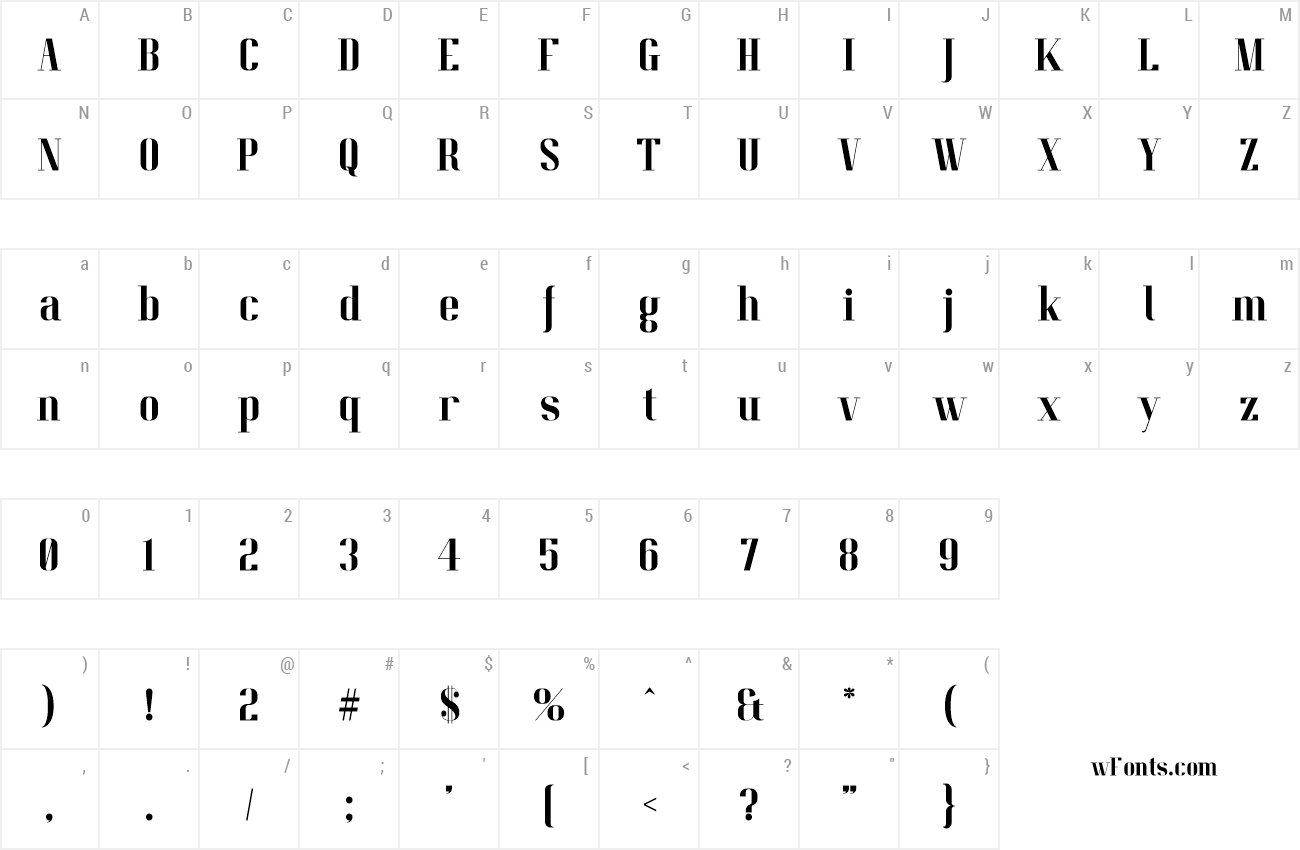 Pitch Display Font