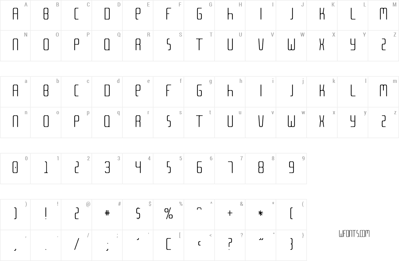 Meta Language Font