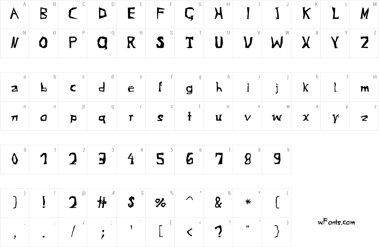 cray-zee Font