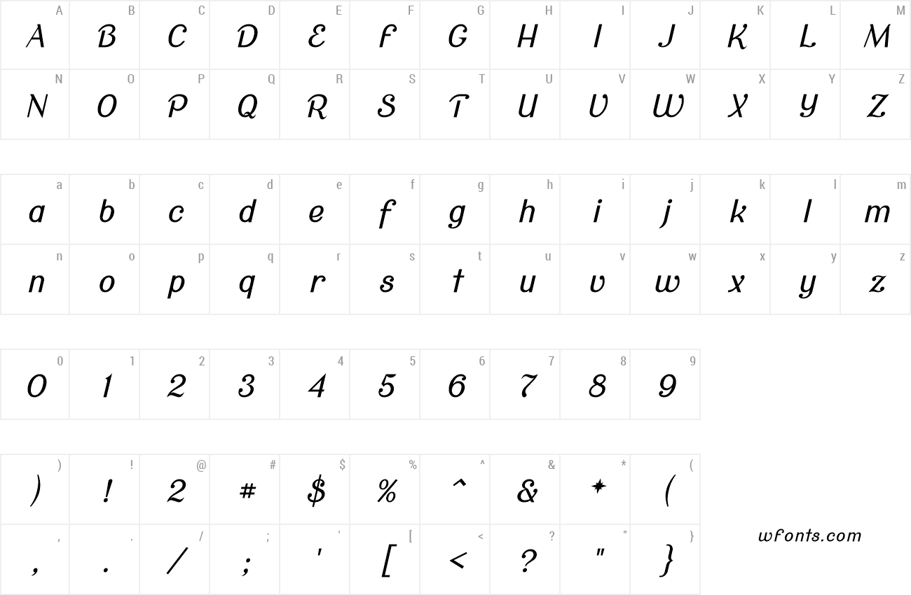 Cursive Sans Font