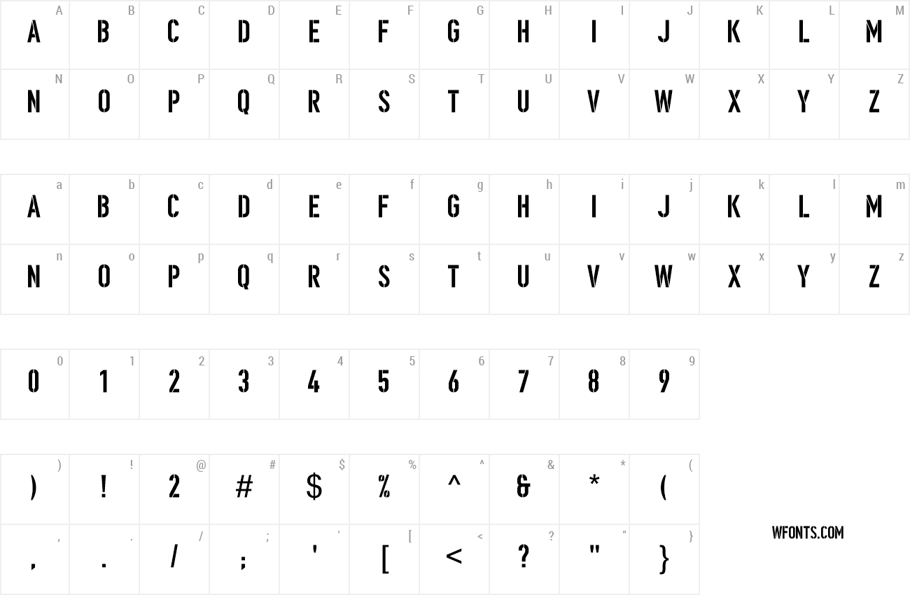 Ombudsman Stencil Font