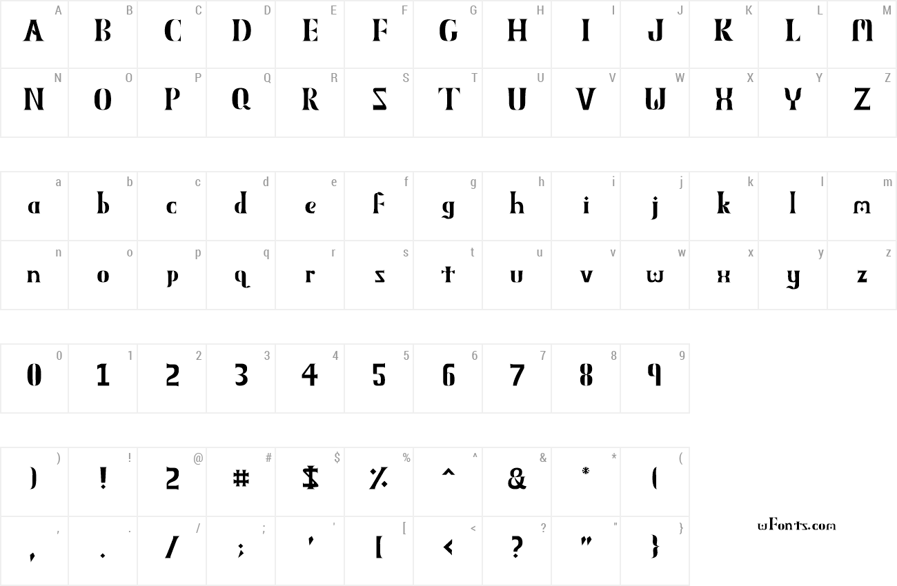 Obelisk MXVV Font