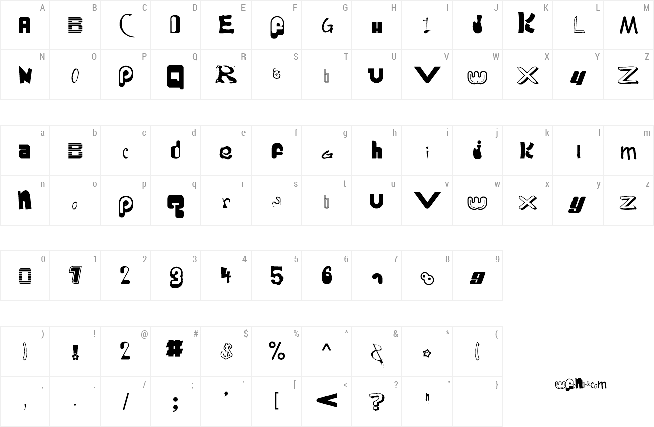 random... Font