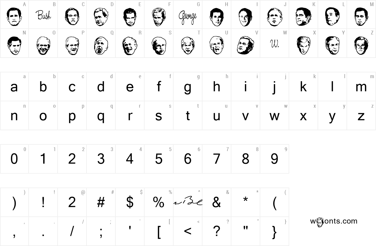 Dubya2 Font
