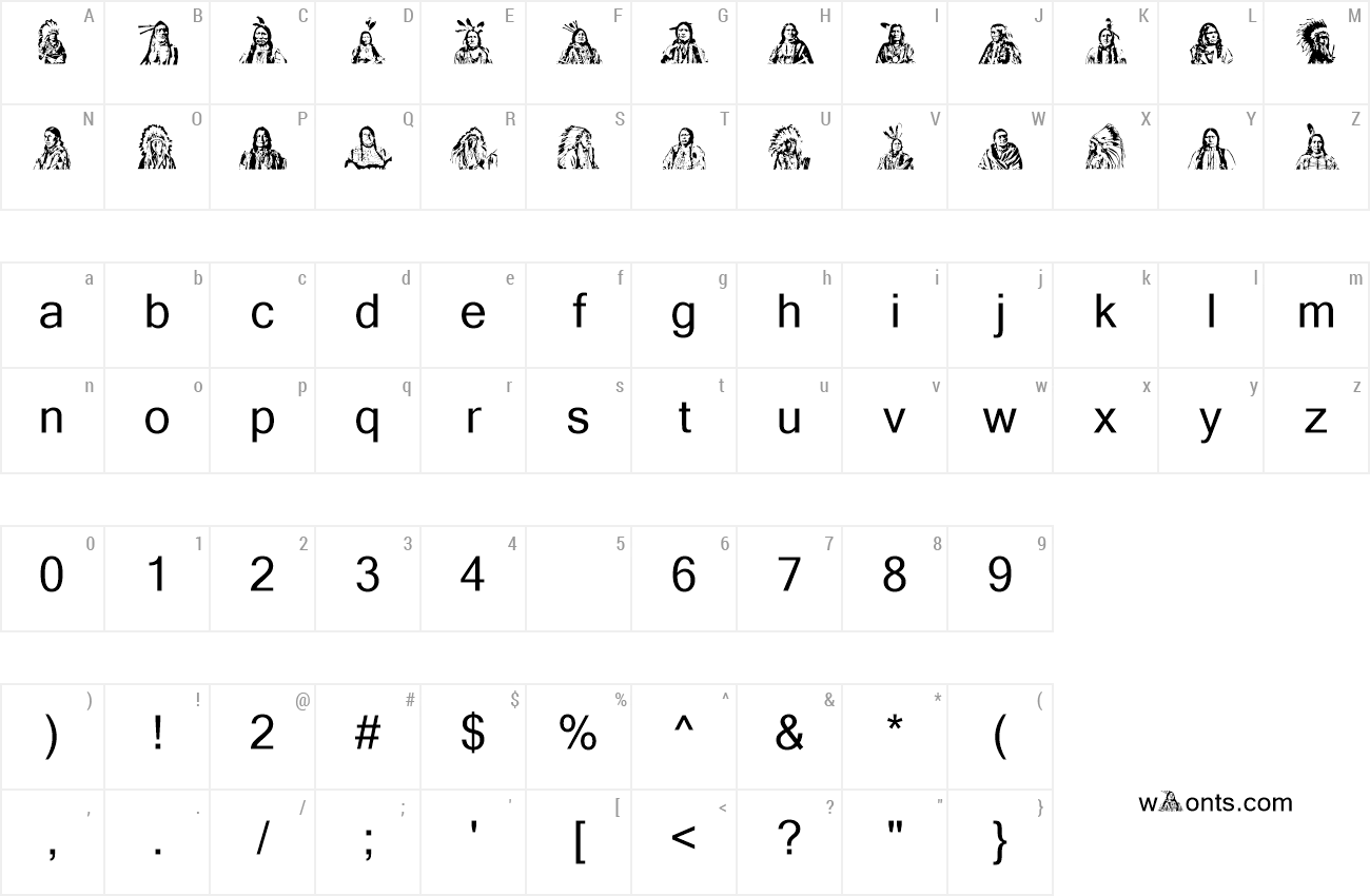 First Nations Font