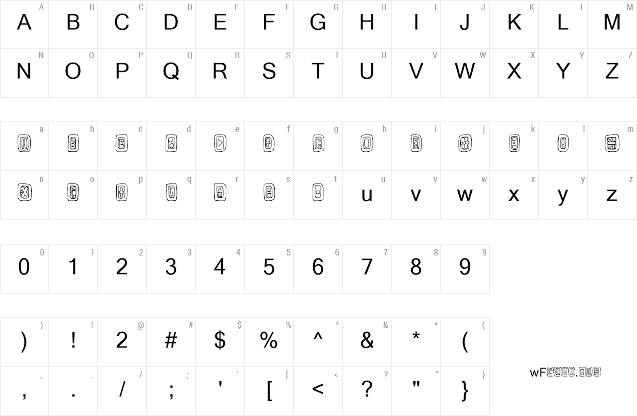 Natural Signs Font