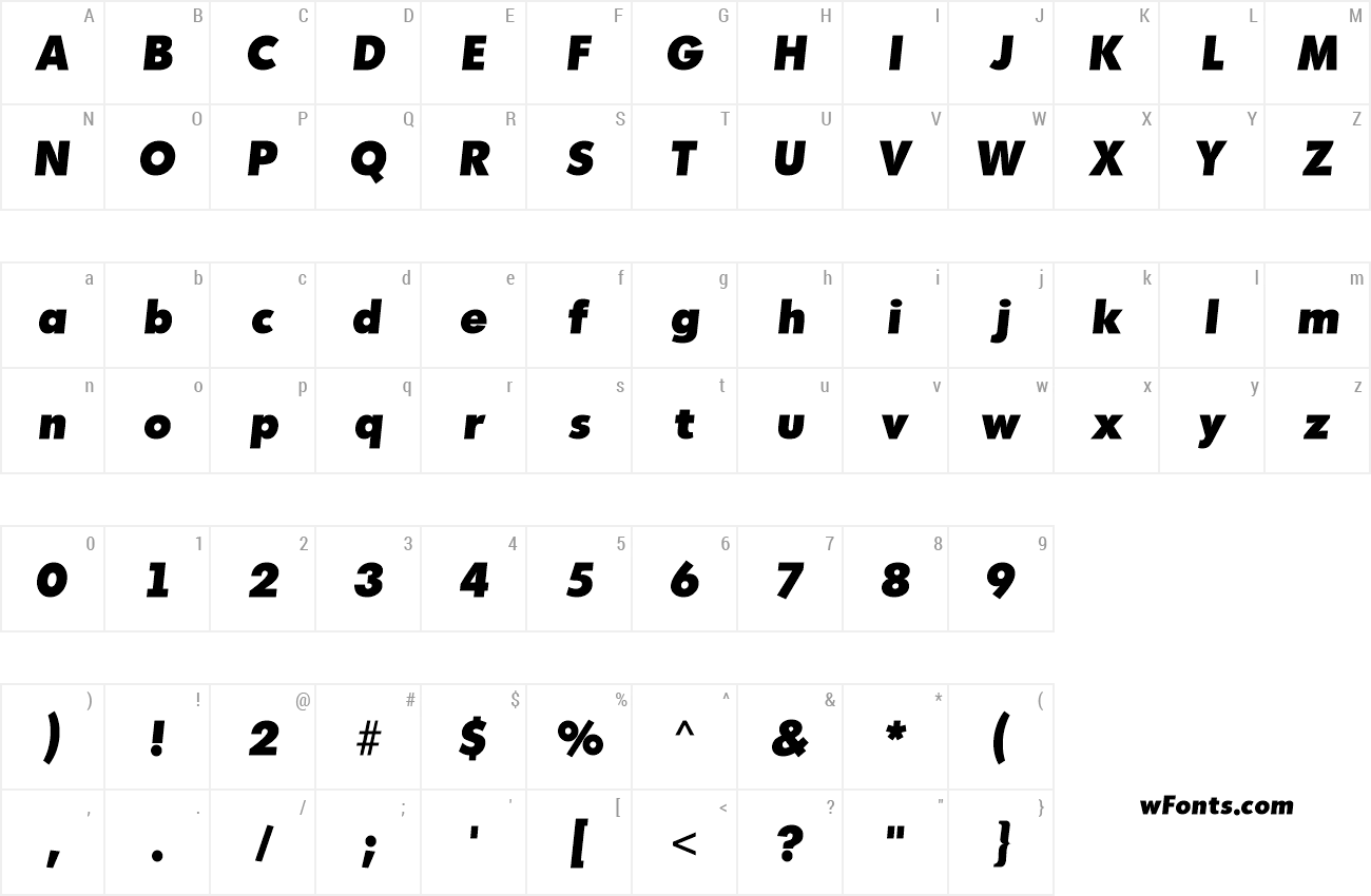 Admisi Display SSi Font
