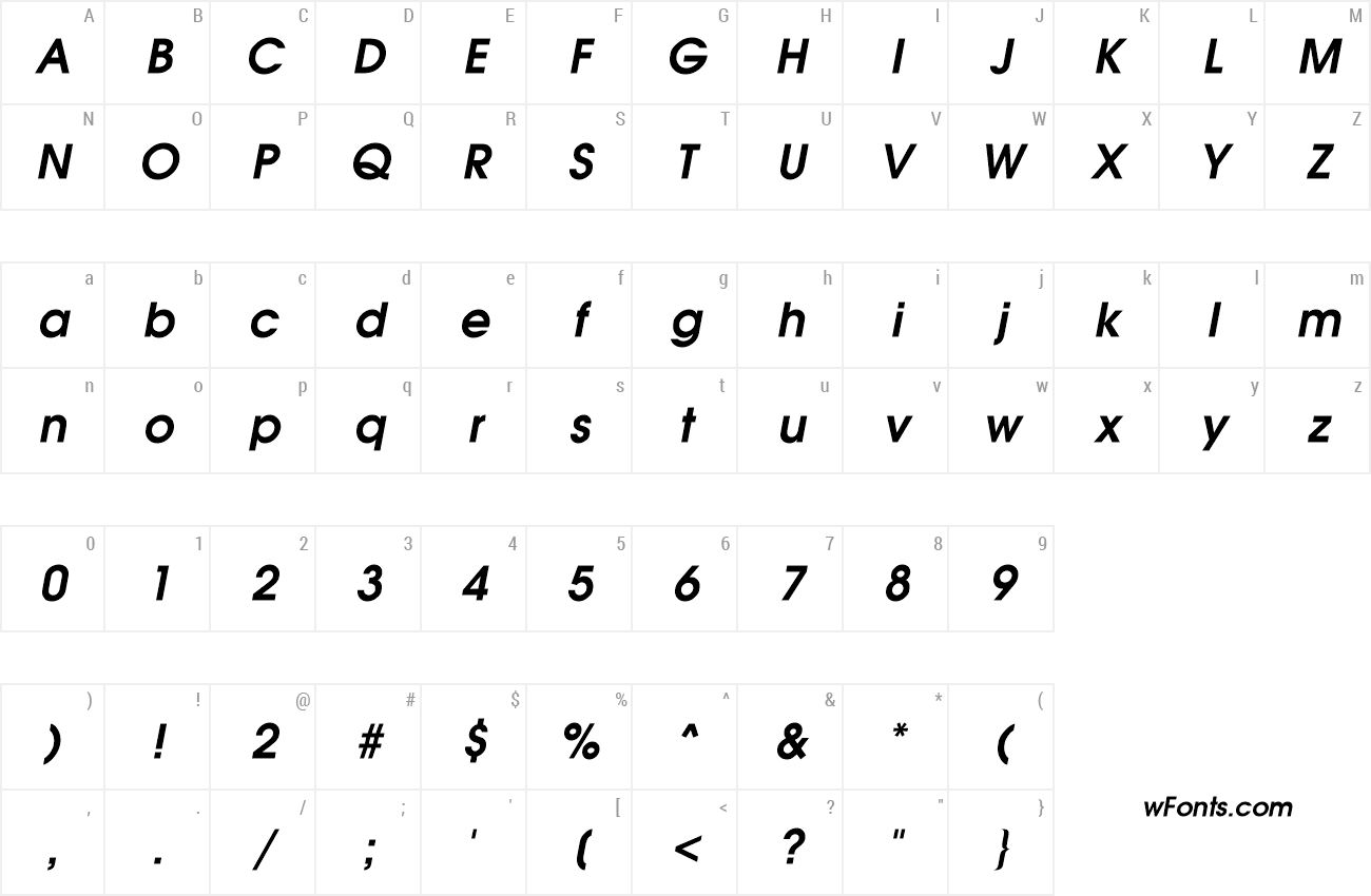 Avian Font