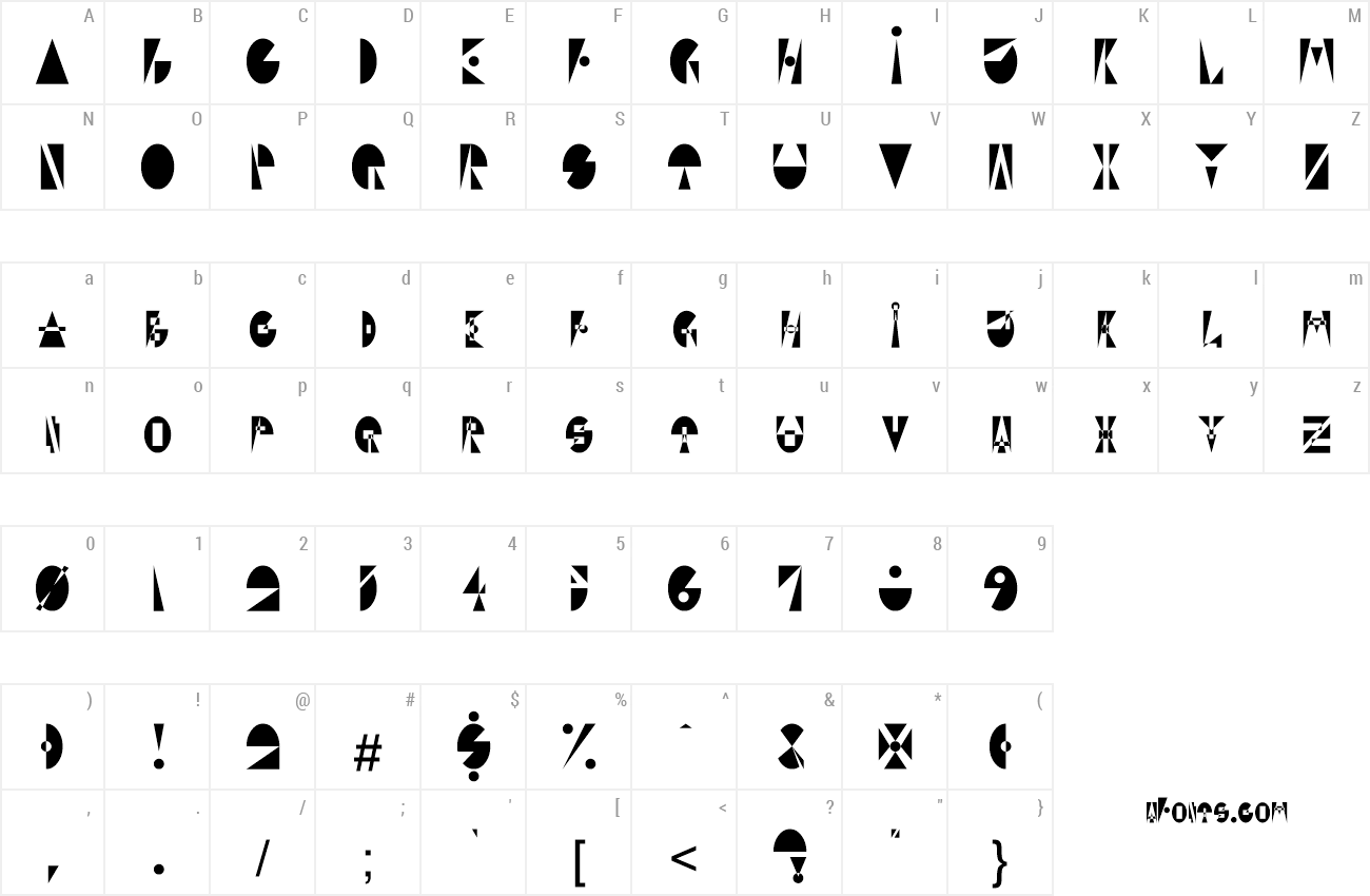 Bloky Font