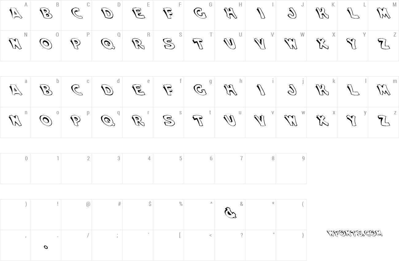 Cartoon Slant 1 Font