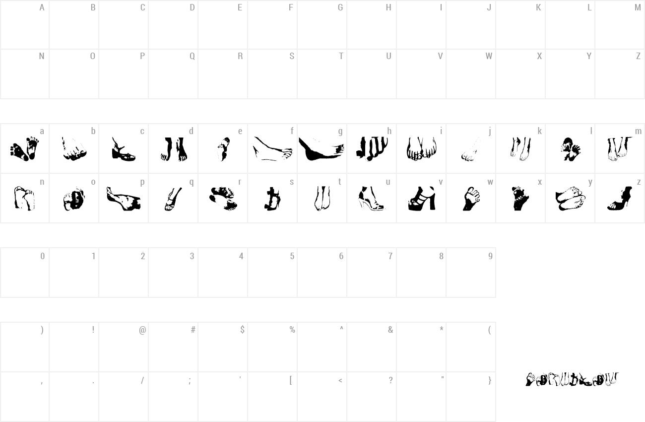 Feet Font